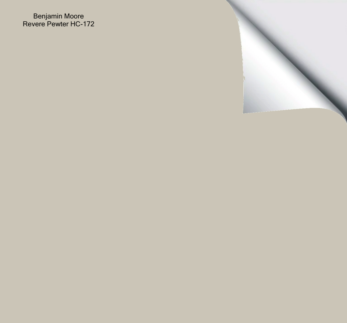 Benjamin Moore Revere Pewter – The Big Paint Sample