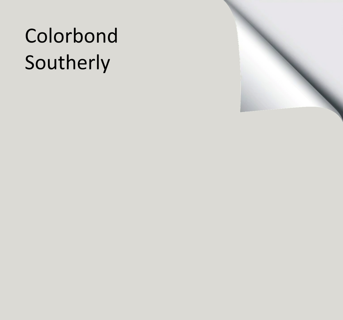 Colorbond Southerly – The Big Paint Sample