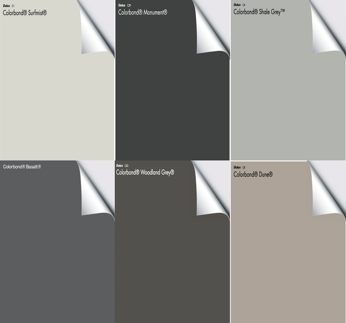 Our Most Popular Pack - Colorbond® – The Big Paint Sample