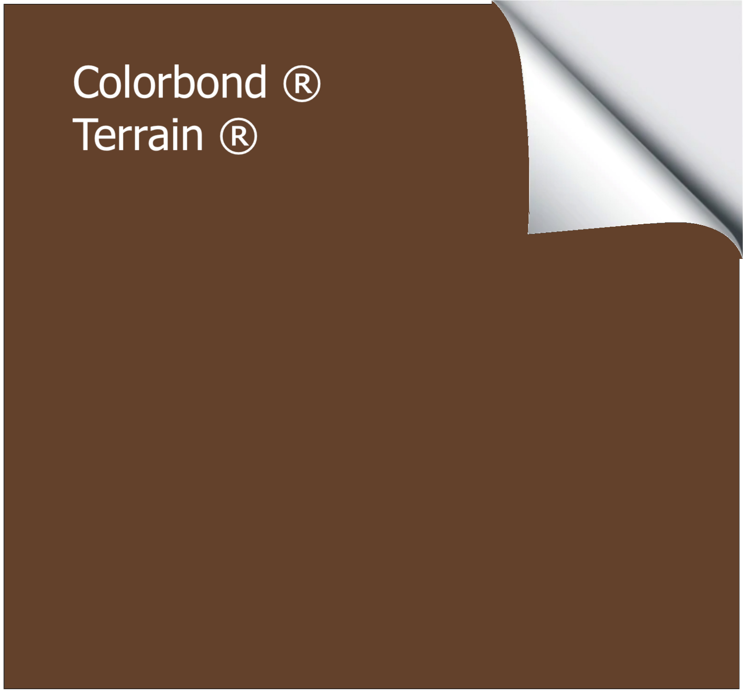 Colorbond® Terrain® – The Big Paint Sample