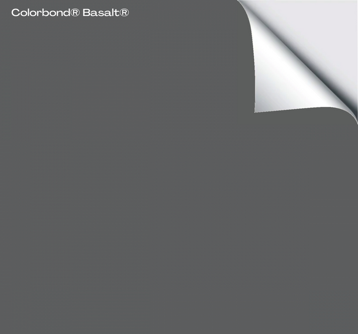 Colorbond® Basalt® – The Big Paint Sample