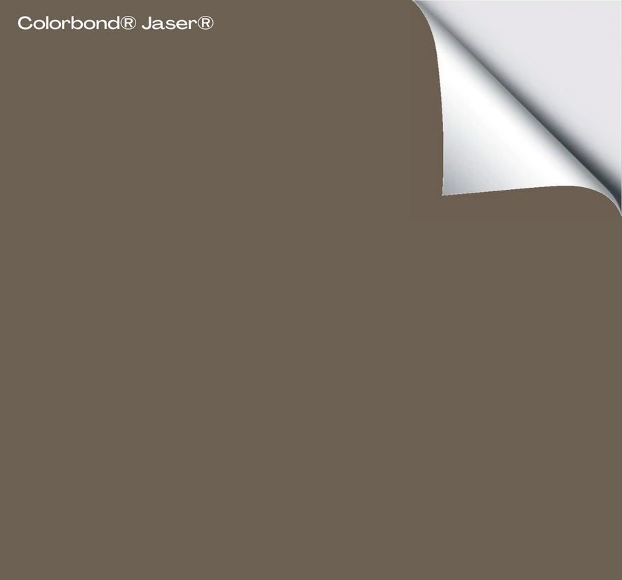 Colorbond® Jasper® – The Big Paint Sample