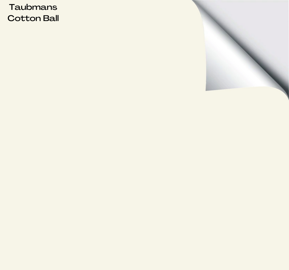 Taubmans Cotton Ball – The Big Paint Sample