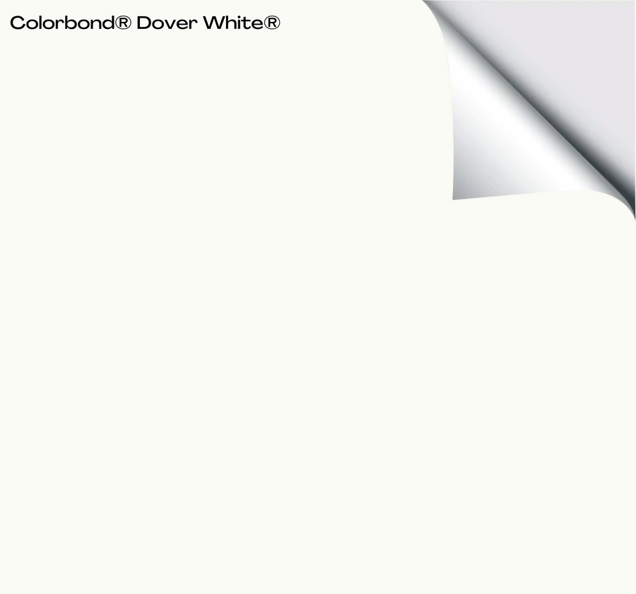 Colorbond® Dover White® – The Big Paint Sample