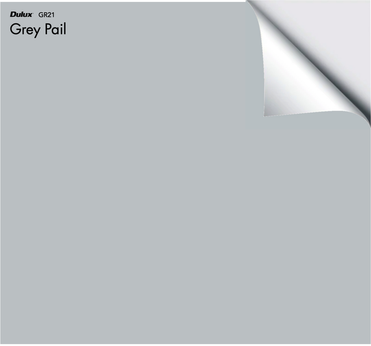 Dulux Grey Pail – The Big Paint Sample