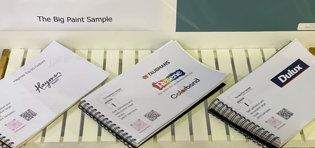 Colour sample booklet A4 – The Big Paint Sample