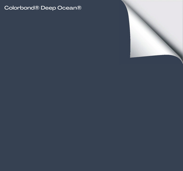 Colorbond® Deep Ocean® – The Big Paint Sample