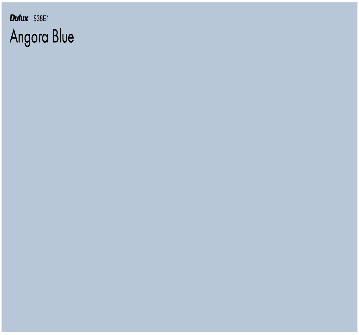 Dulux Angora Blue – The Big Paint Sample