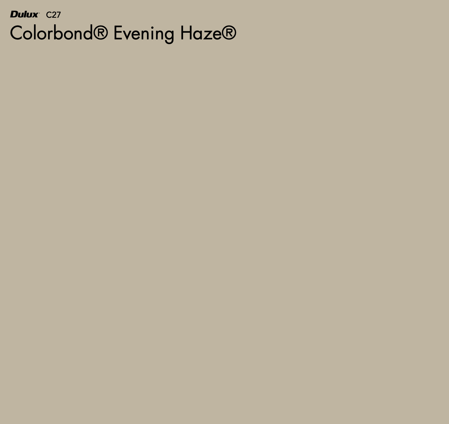 Colorbond® Evening Haze® – The Big Paint Sample